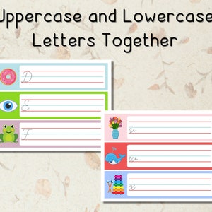 Printable Cursive Alphabet Letters Handwriting Practice, Uppercase and ...