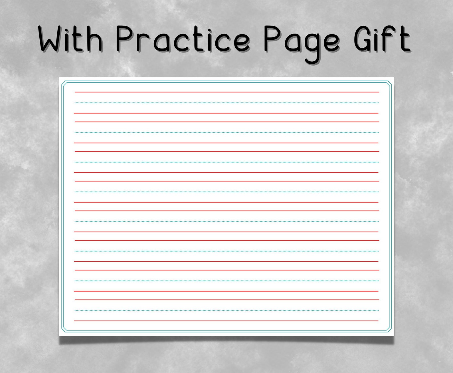 Printable Cursive Alphabet Tracing Pages, Handwritting Practice ...