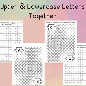 Printable Alphabet Sequencing Worksheets, Alphabetical Order Practice ...