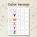 Printable Uppercase and Lowercase Tracing Worksheets, Handwritting ...