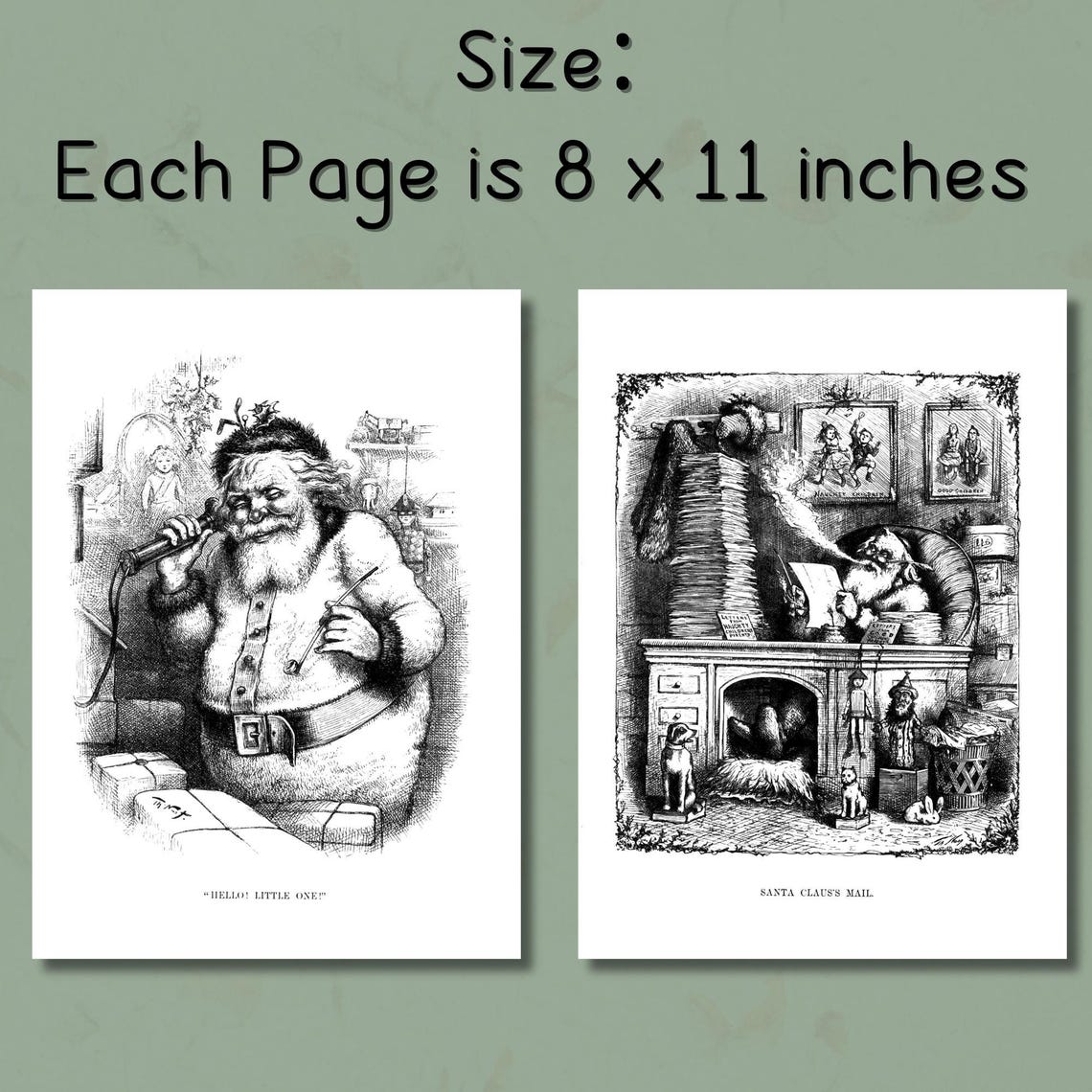 Thomas Nast's Christmas Drawings for the Human Race Vintage Book ...