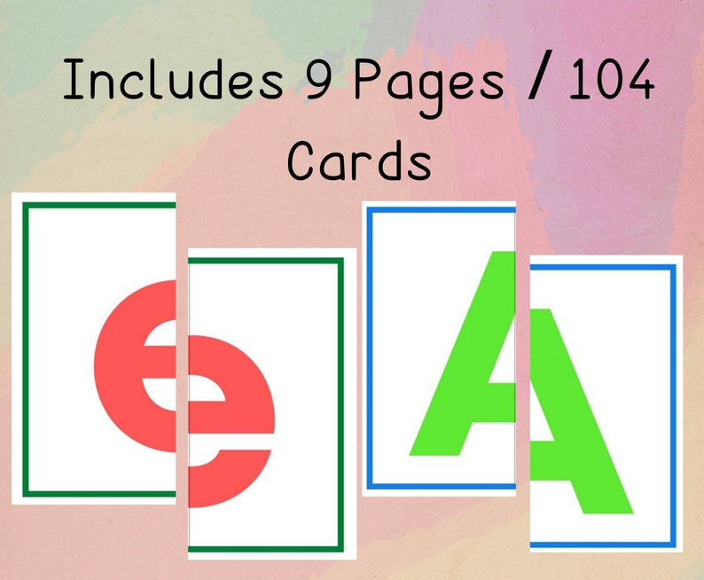 Printable Alphabet Puzzle Flashcards, Letter Matching Cards, Letter ...