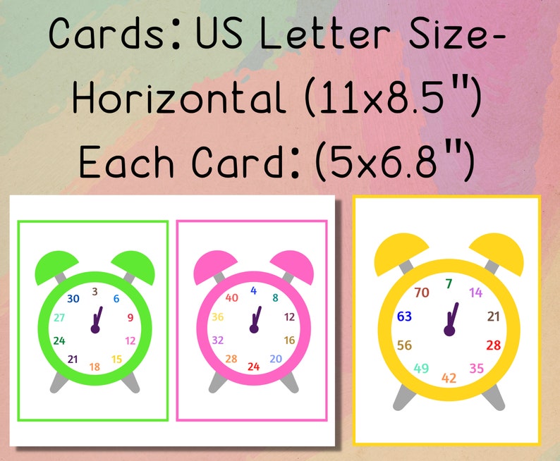 Printable Skip Counting Posters and Flashcards, Multiplication Activity ...
