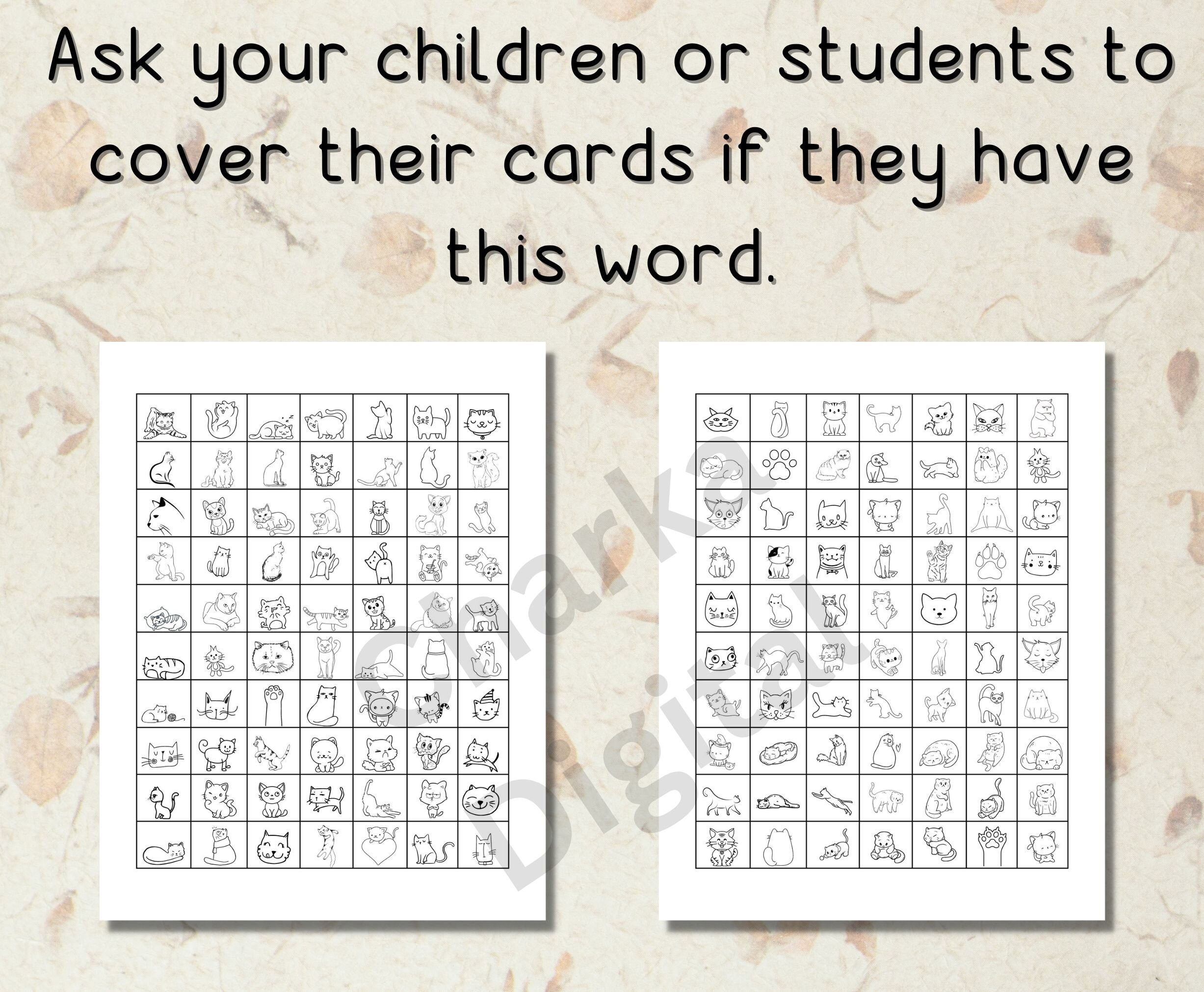 Printable 1st Grade Dolch Sight Words Bingo, Learning Activity for Kids ...