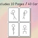 Printable Stickman Preschool Activity Pages, Educational Fun Game ...
