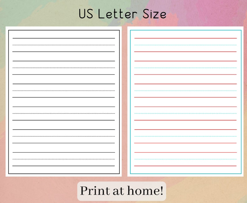 Printable Alphabet Letters Tracing Page, Handwriting Practice, Dotted ...