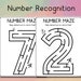 Printable Number Maze Worksheets, Number Recognition, Preschool ...