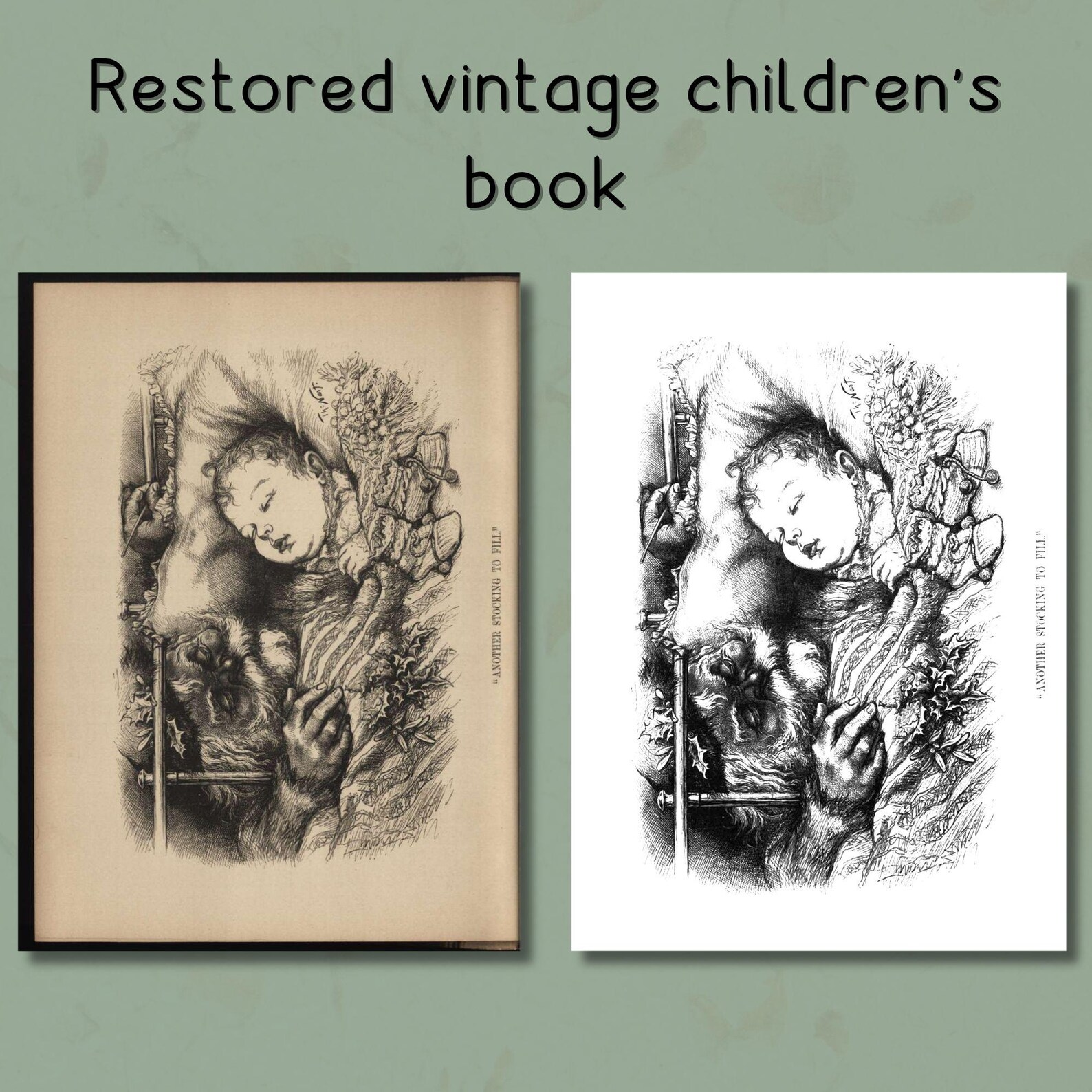 Thomas Nast's Christmas Drawings for the Human Race Vintage Book ...