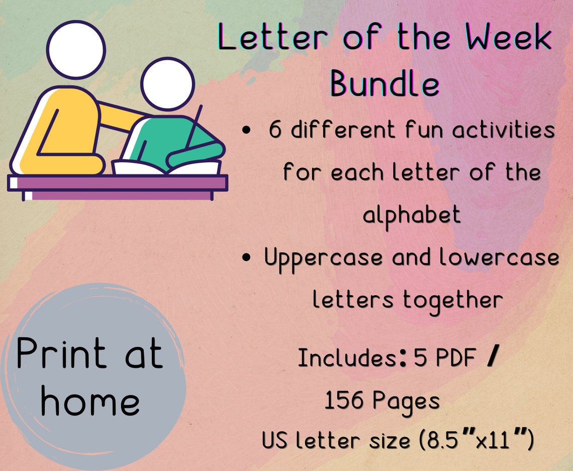 Letter of the Week Bundle Preschool Curriculum Alphabet - Etsy