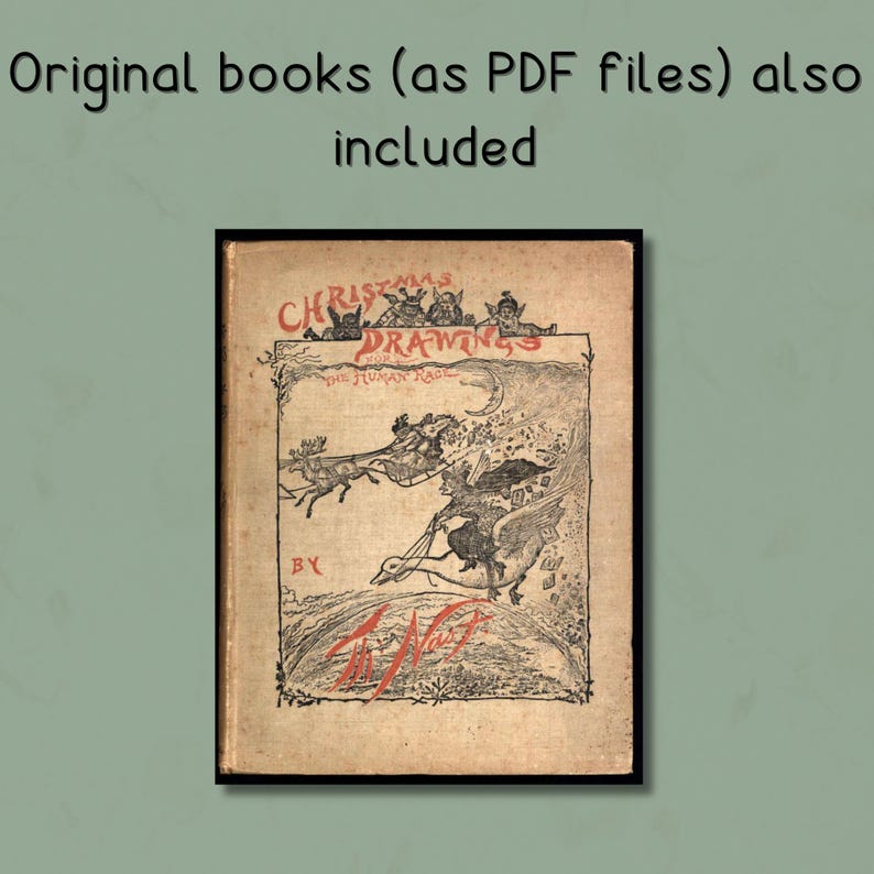 Thomas Nast's Christmas Drawings for the Human Race Vintage Book ...