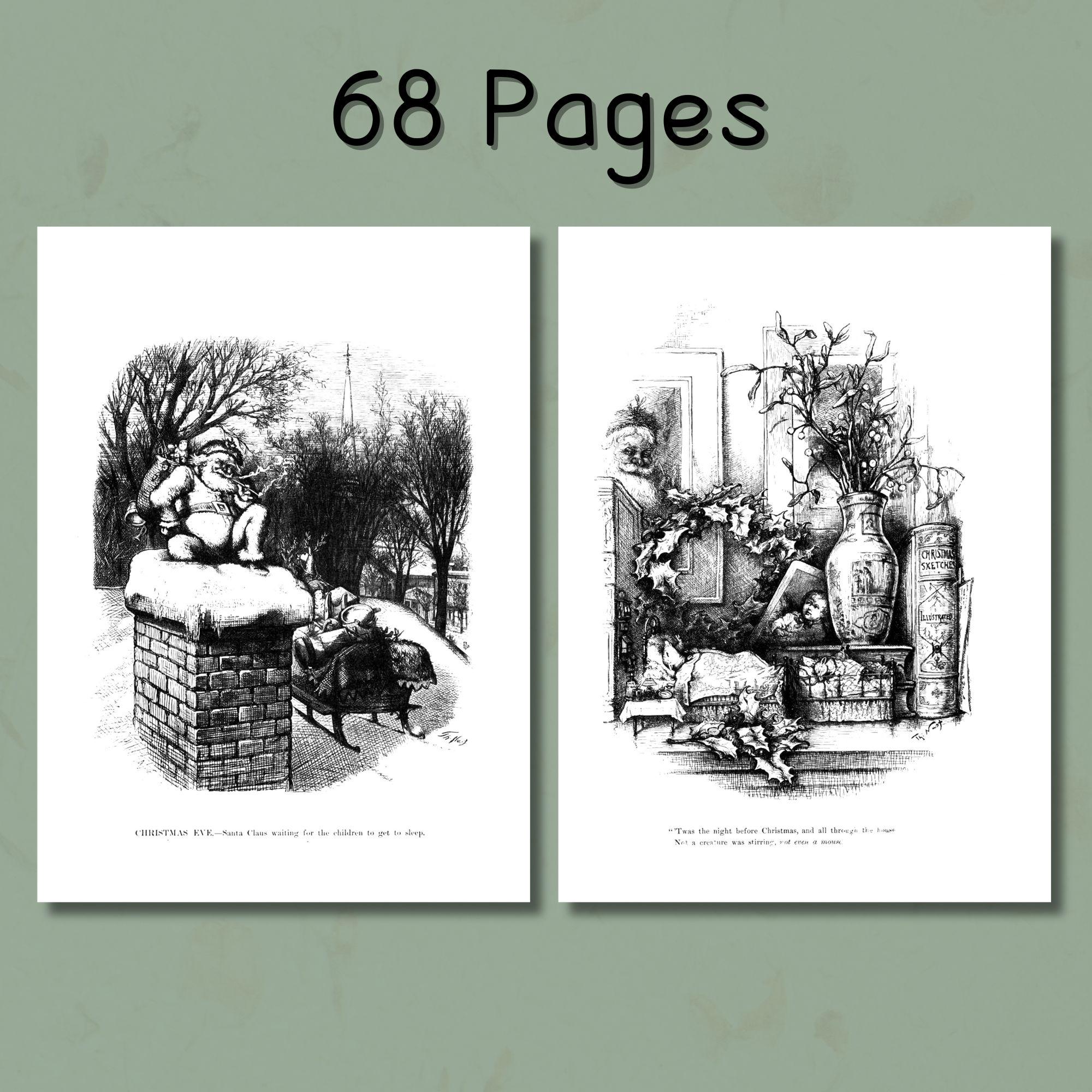 Thomas Nast's Christmas Drawings for the Human Race Vintage Book ...