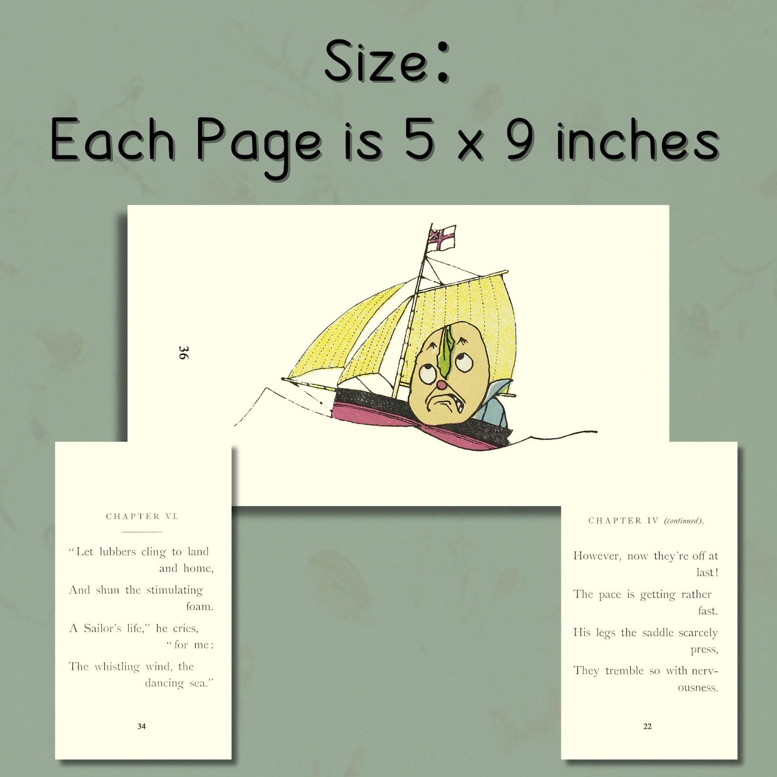 The Oogley Oo, A Story in Pictures Vintage Children's Book, Printable ...