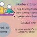Printable Skip Counting Posters and Flashcards, Multiplication Activity ...