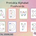 Printable Alphabet Flashcards, Handwritting Practice Cards, Alphabet ...