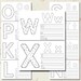 Printable Find and Trace and Write Alphabet Worksheets, Handwriting ...