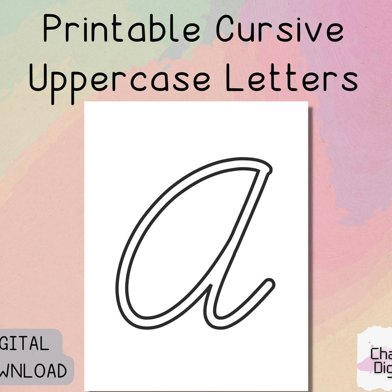 Cursive Alphabet - Etsy