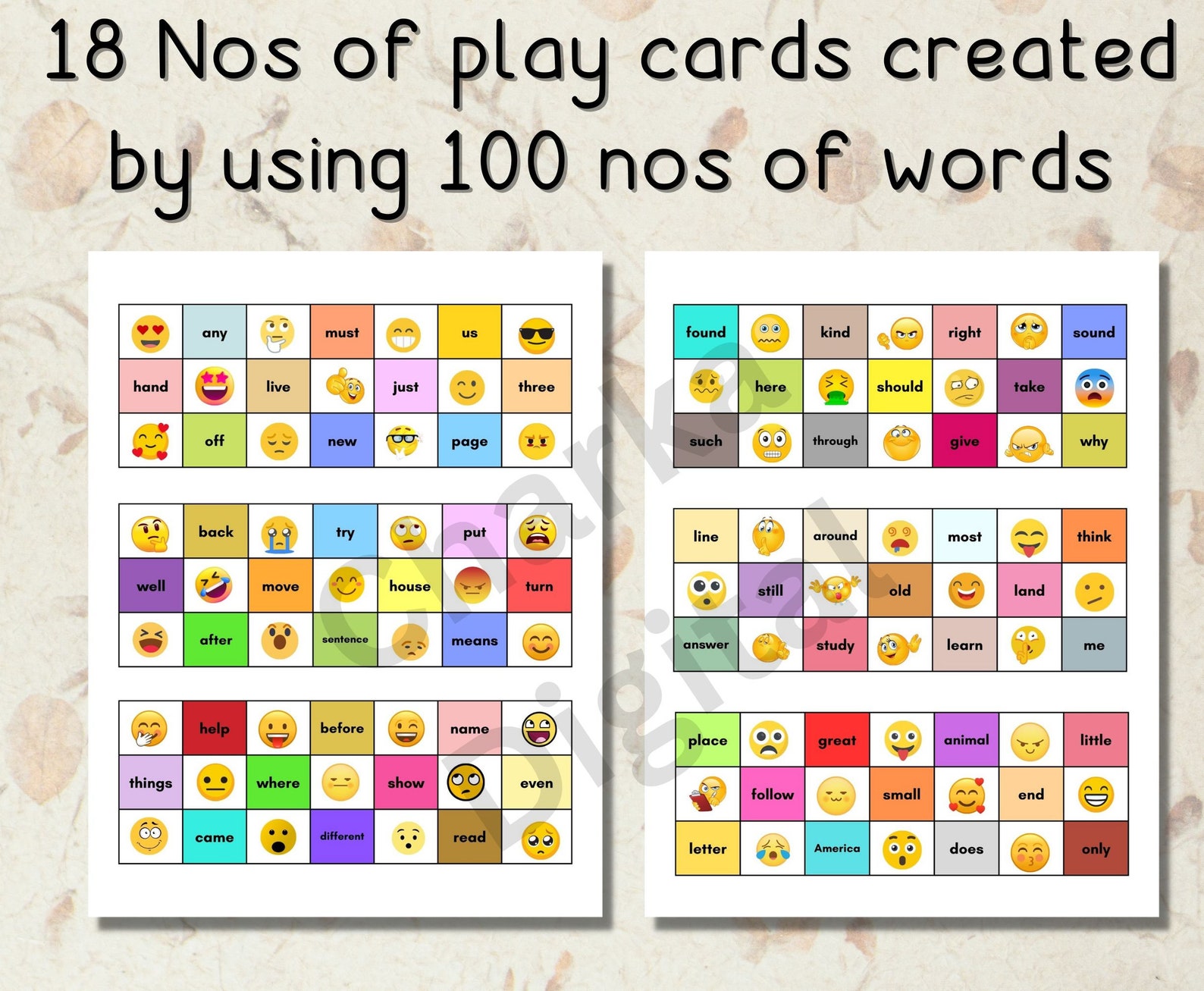 Printable Fry 2nd 100 Sight Words Bingo Cards, Educational Game, 2nd ...