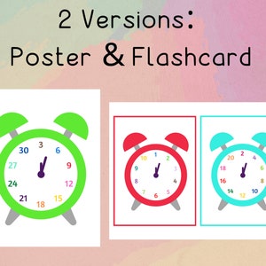 Printable Skip Counting Posters and Flashcards, Multiplication Activity ...