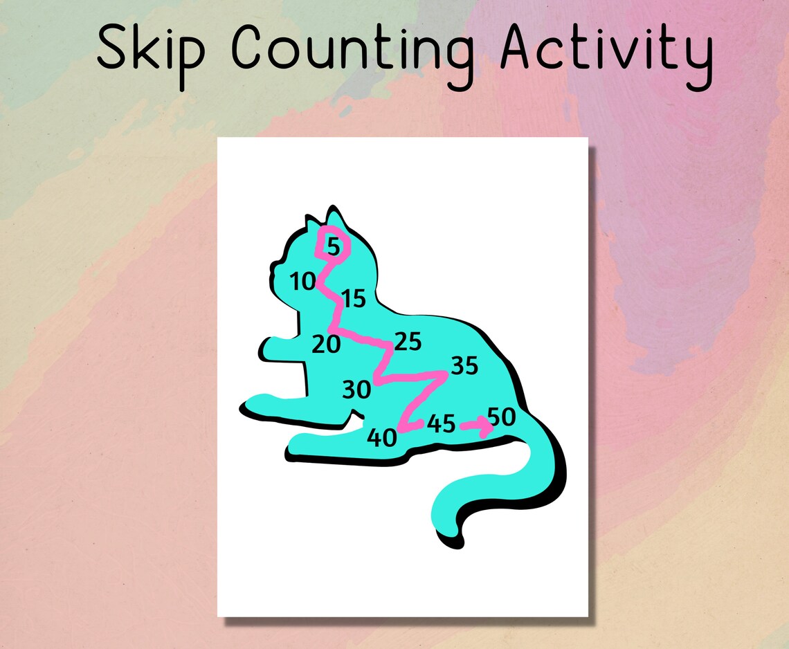Printable Skip Counting Posters and Flashcards, Multiplication Activity ...