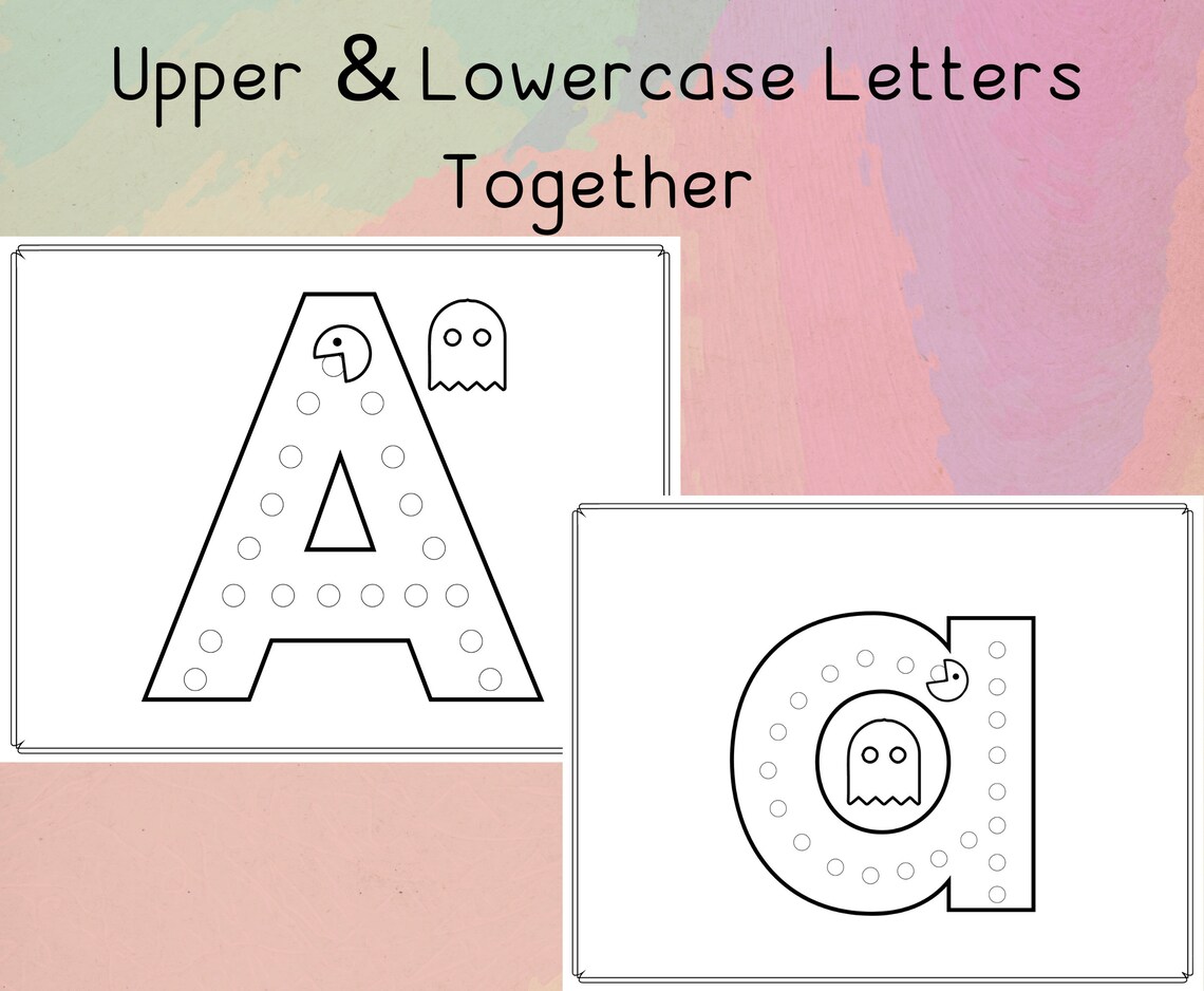 Printable Alphabet & Numbers Tracing Worksheets, Alphabet Writing for ...