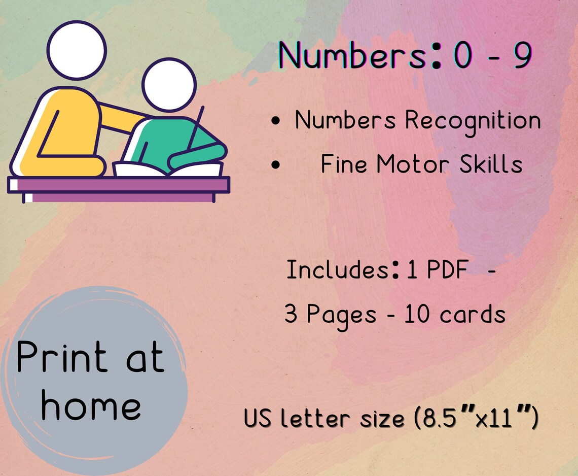 Printable Number Flashcards, Number Tracing Cards, Learn to Write ...