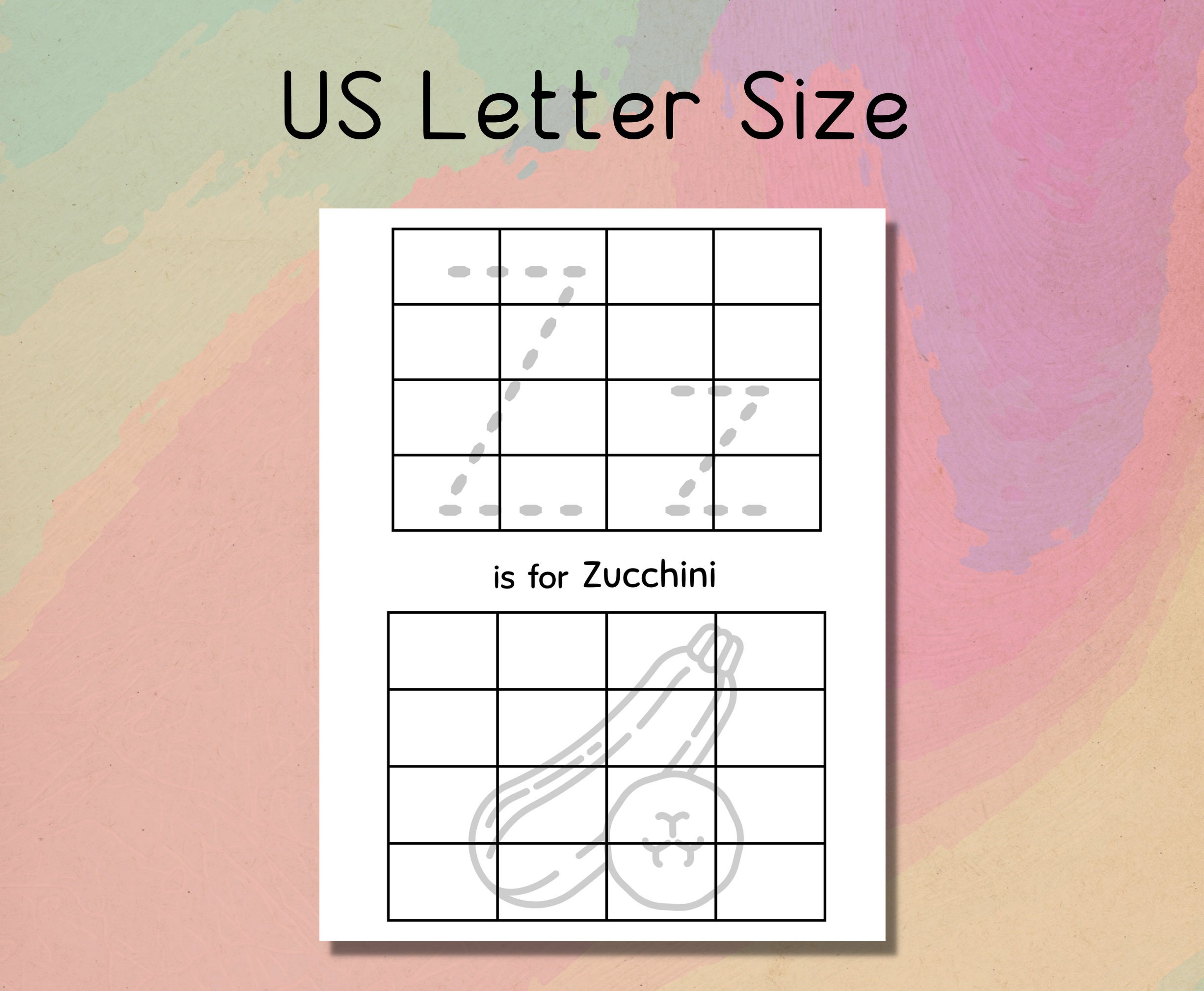 Printable Alphabet Trace and Color Worksheets, Beginning Sounds ...