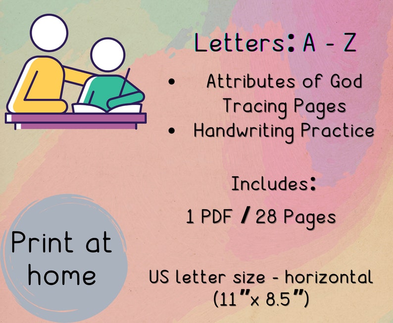 Printable A to Z Bible Verse Tracing Worksheets, Handwritting Practice ...