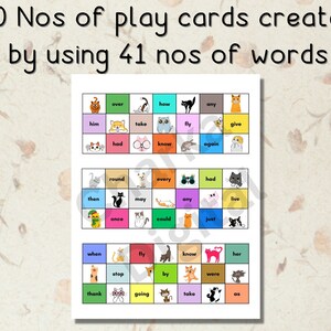 Printable 1st Grade Dolch Sight Words Bingo, Learning Activity for Kids ...