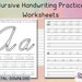 Cursive Alphabet Tracing Worksheets, Handwritting Practice Pages, Learn ...