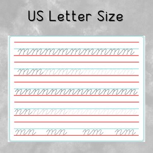 Printable Cursive Alphabet Tracing Practice Sheets, Cursive ...
