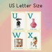 Printable Alphabet Flashcards, Retro Classroom Decor, ABC Cards ...