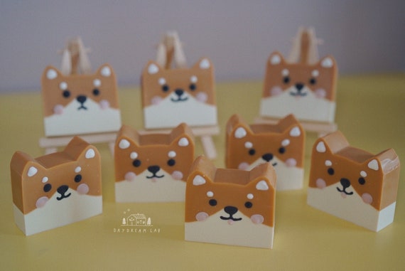 Shiba Inu Puppy Dog Cold Process Soap Animal Soap Cute Soap - Etsy