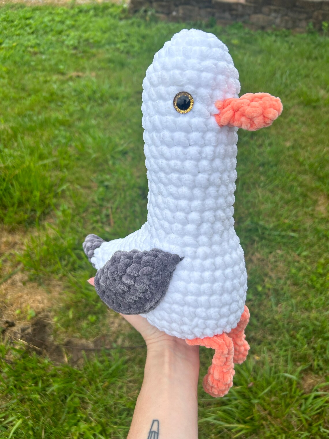 Seagull Plushie - Etsy