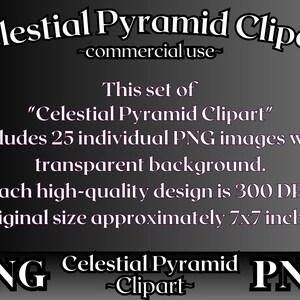 Celestial Pyramid Clipart, Pyramid Png Graphics, Mystic Pyramid Clipart ...