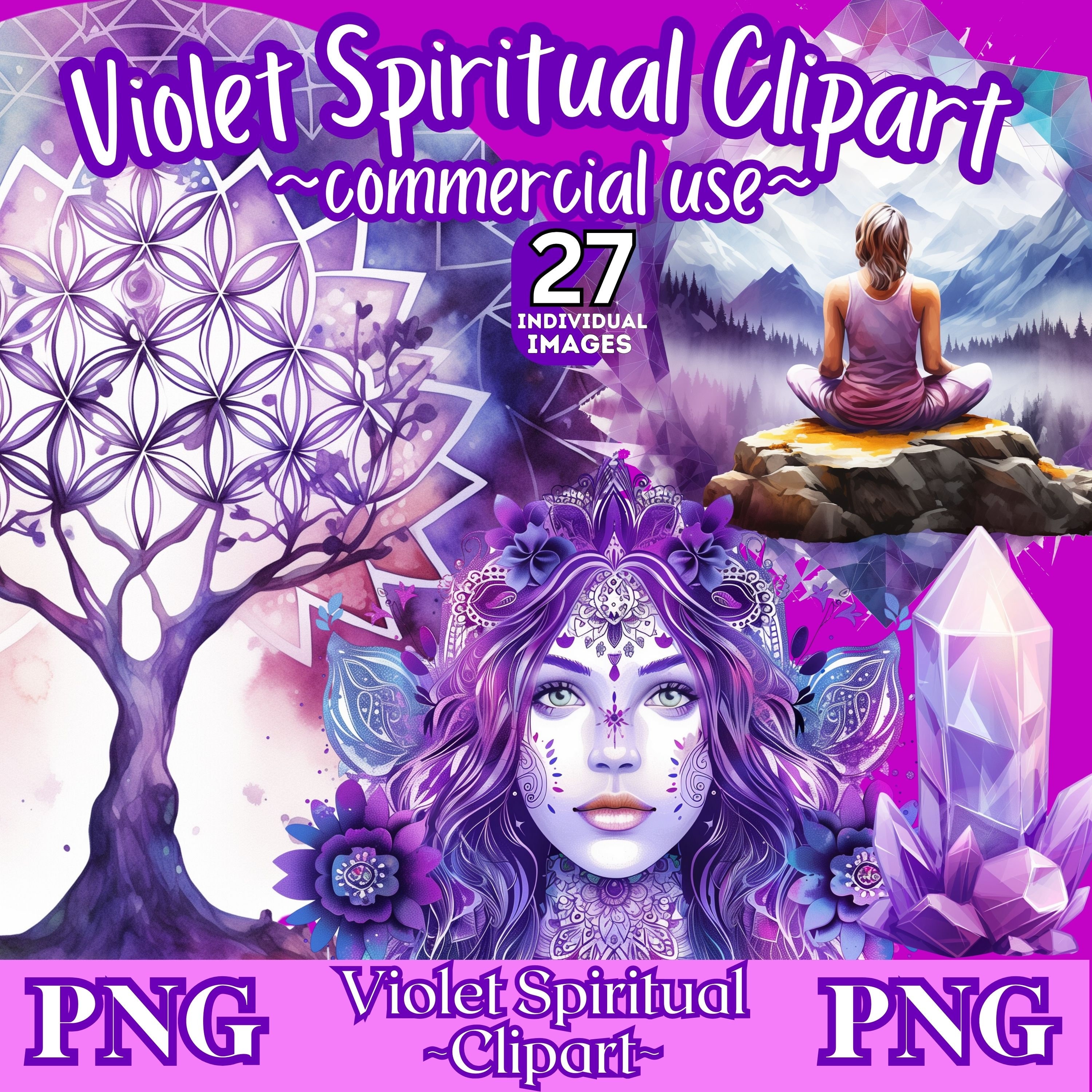 Violet Spiritual Clipart, Spiritual Png, Spiritual Clipart, Yoga Png ...