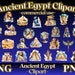 Ancient Egypt Clipart Egypt Png Bundle Pyramid Clipart - Etsy