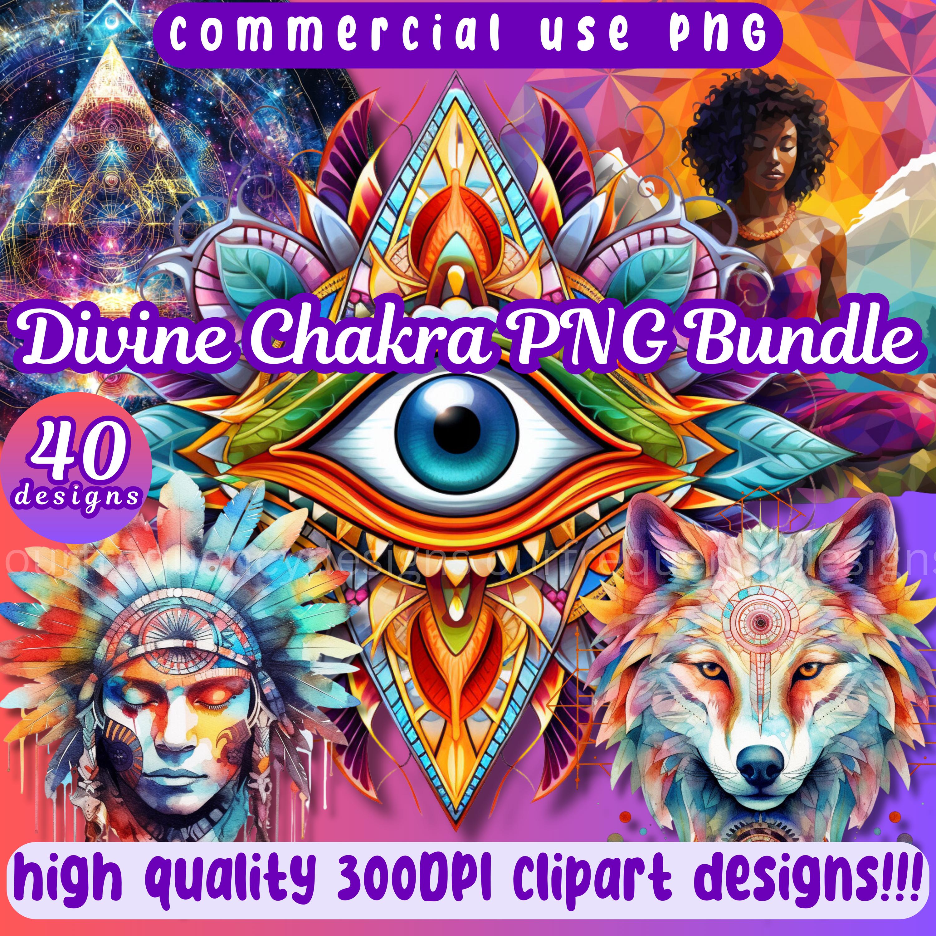 Spiritual PNG Bundle, Chakra Colors Clipart, Divine Sublimation Png ...