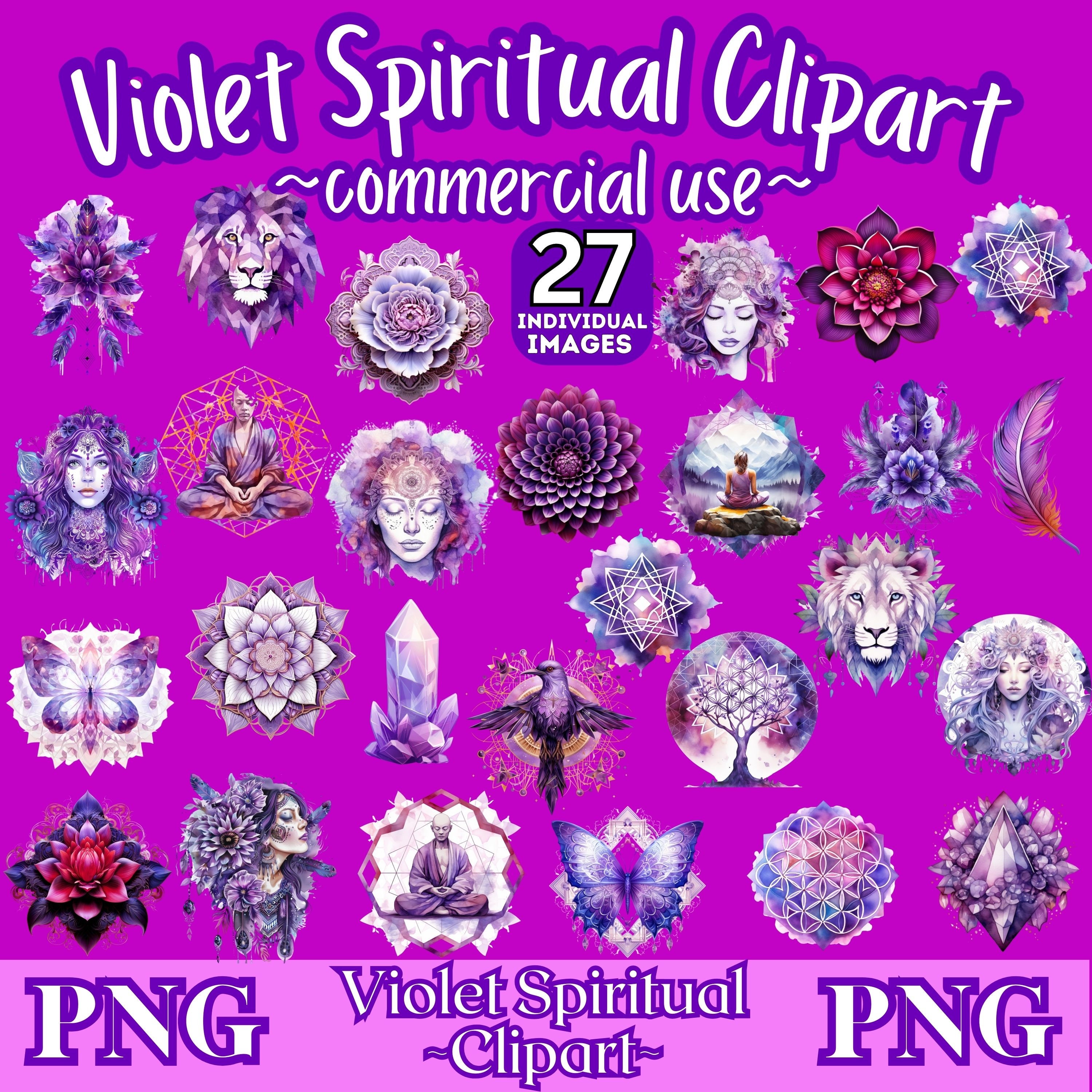 Violet Spiritual Clipart, Spiritual Png, Spiritual Clipart, Yoga Png ...