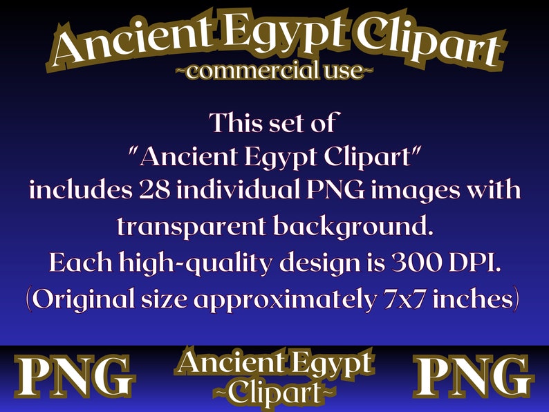 Ancient Egypt Clipart Egypt Png Bundle Pyramid Clipart - Etsy