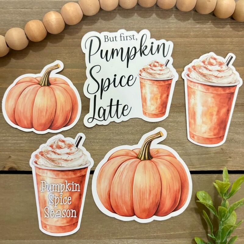 Latte Sticker - Etsy