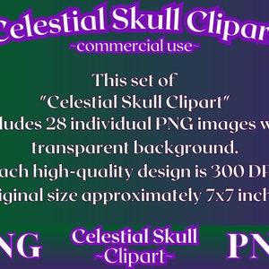 Celestial Skull Clipart, Cosmic Skull Png, Third Eye Skull Clipart ...