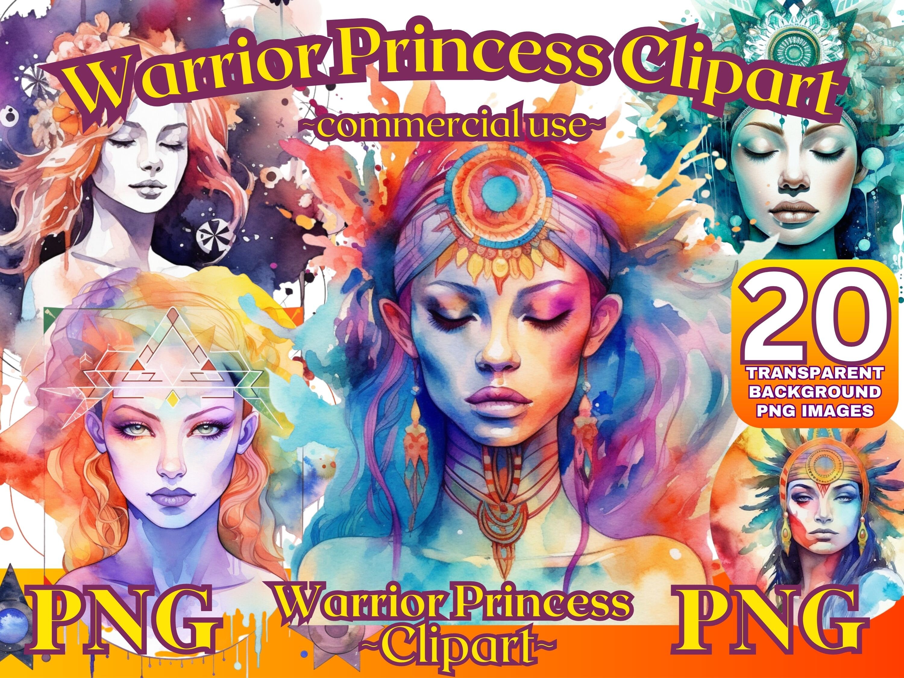 Warrior Princess Clipart, Spiritual Warrior Png, Warrior Princess ...