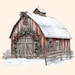 Rustic Christmas Png, Christmas Barn Clipart Bundle, Farmhouse ...