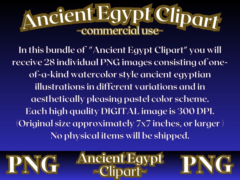 Ancient Egypt Clipart Egypt Png Bundle Pyramid Clipart - Etsy
