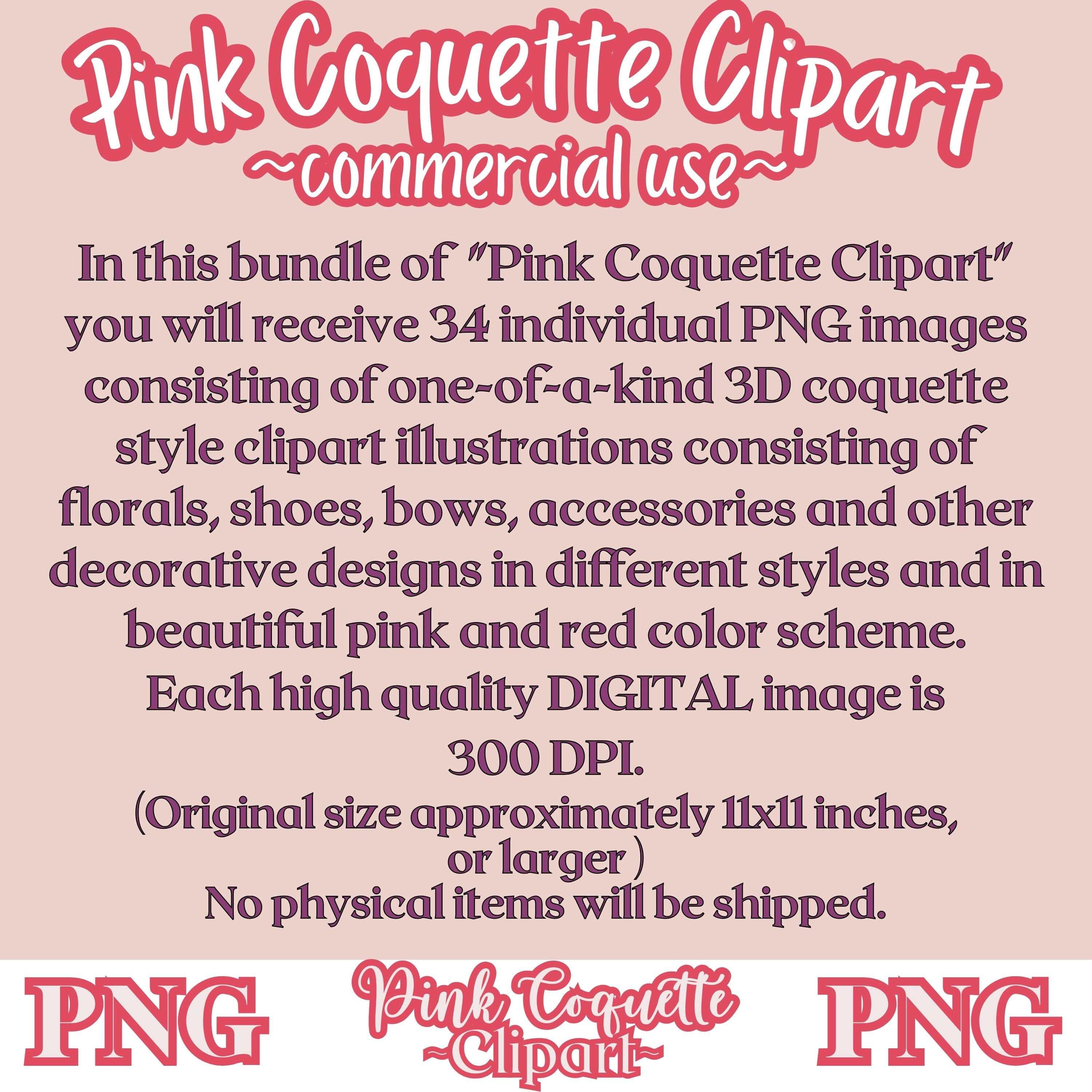 Coquette Watercolor Clipart, Coquette Png Graphics, Pink Coquette ...
