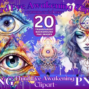 Third Eye Clipart, Spiritual Png Bundle, 3rd Eye Clipart, Spiritual ...