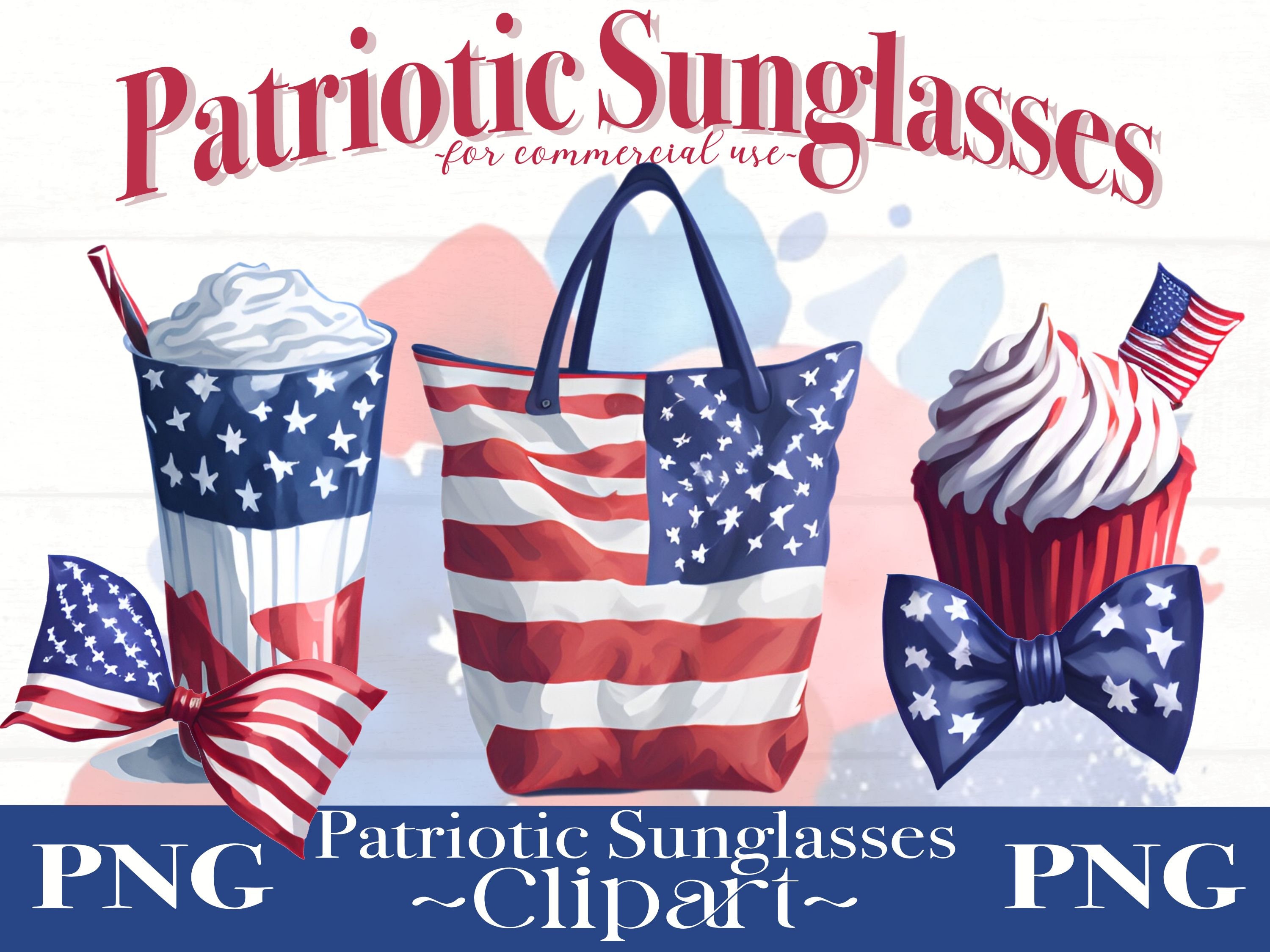Patriotic Sunglasses Png, American Flag Clipart, 4th of July Sunglasses ...