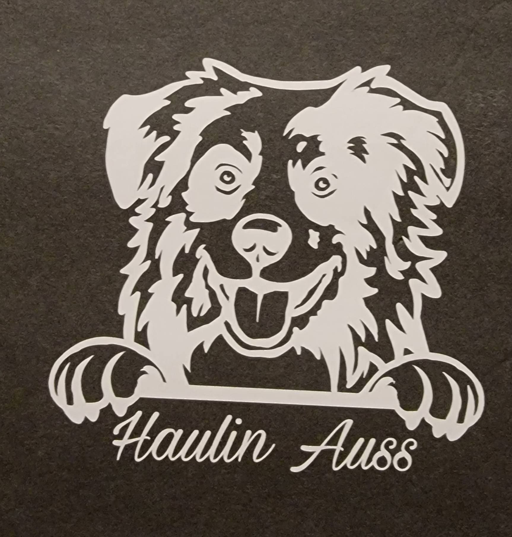 Haulin Auss Sticker, Australian Shepherd Sticker, Aussie Decal ...