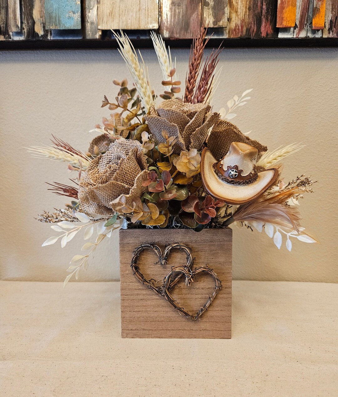 Western Arrangement, Rustic Arrangement, Farmhouse Arrangement, Western ...
