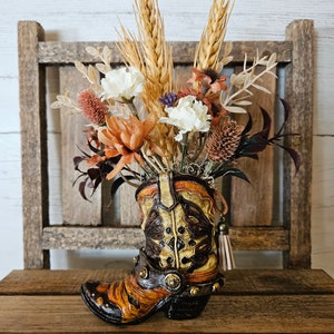 MINI Cowboy Boot Arrangement, Western Boot Arrangement, Cowboy Gift ...